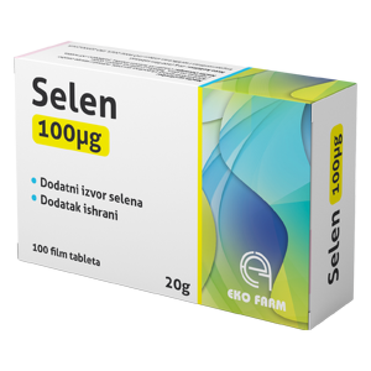 EKO SELEN 100MG FILM TABLETE | Apotekaonline.rs