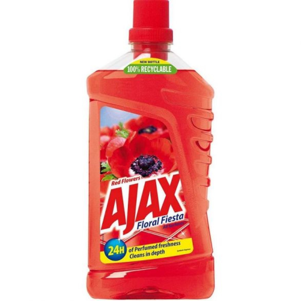 AJAX FLOOR CLEANER RED FLOWER 1000ML | Pharmacy Online