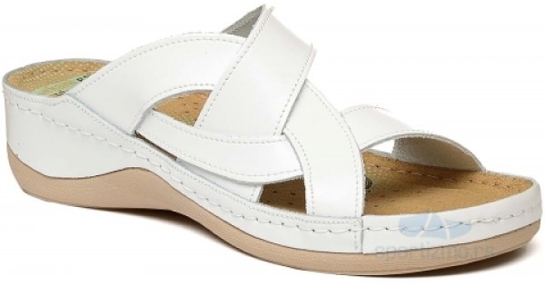 LEON ŽENSKE PAPUČE 910 BELE | Apotekaonline.rs