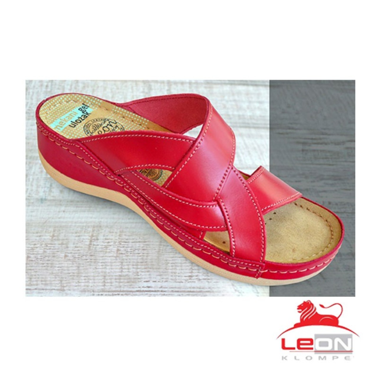 LEON ŽENSKE PAPUČE 910 CRVENE | Apotekaonline.rs