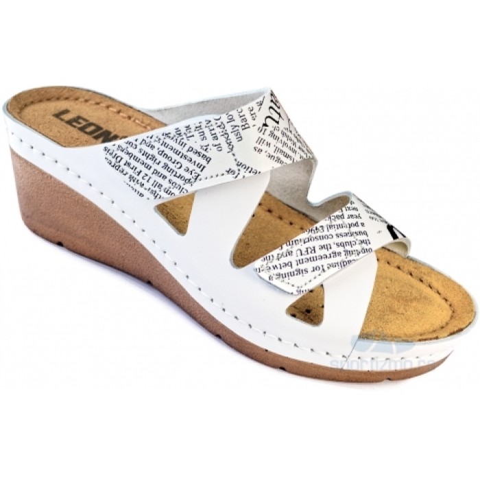 LEON ŽENSKE PAPUČE 1004 BELE | Apotekaonline.rs