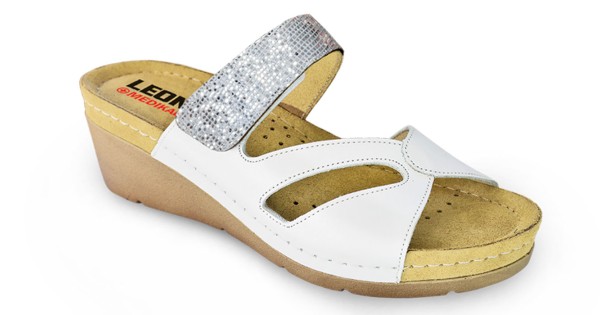 LEON ŽENSKE PAPUČE 1055 BELE | Apotekaonline.rs