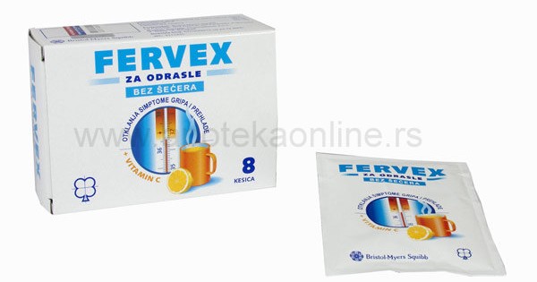 FERVEX ZA ODRASLE BEZ ŠEĆERA KESICE | Apotekaonline.rs