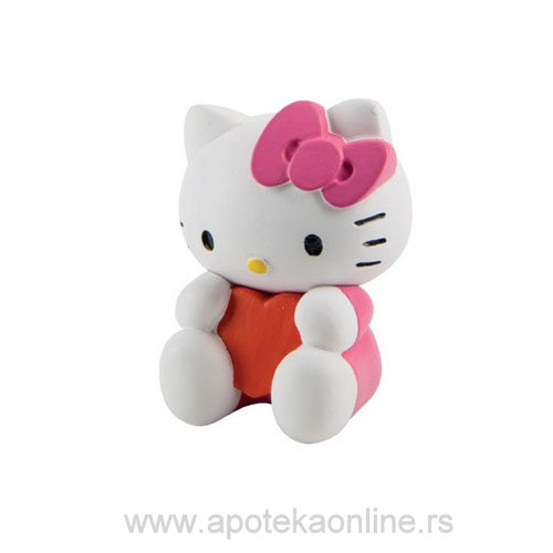 BULLYLAND HELLO KITTY FIGURINE WITH HEART | Pharmacy Online