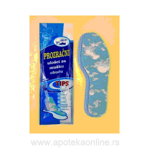 TIPS - PROZRAČNI ULOŽAK ZA MUŠKU OBUĆU | Apotekaonline.rs